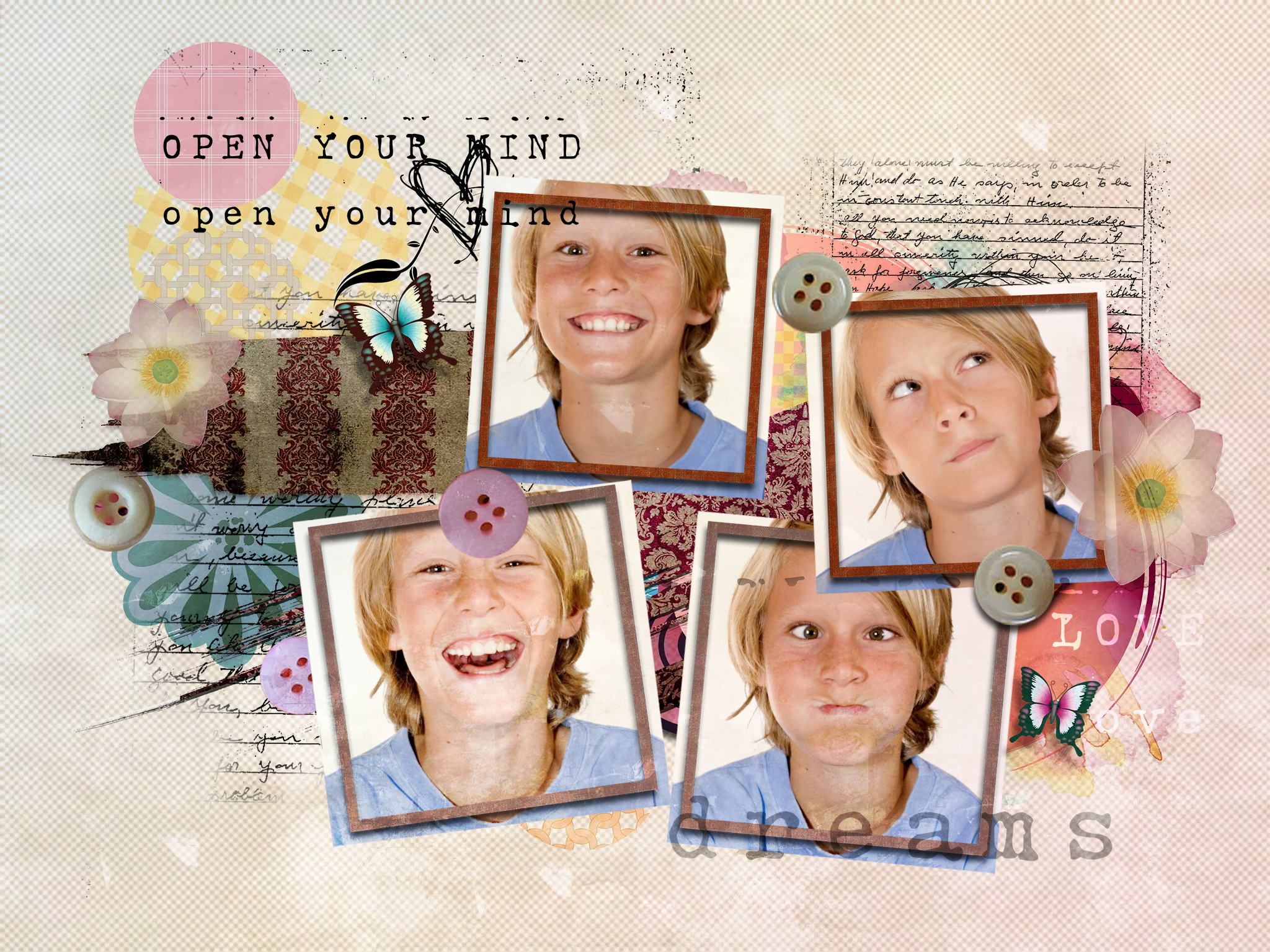 Open Your Mind Collage - Nature | Photovisi