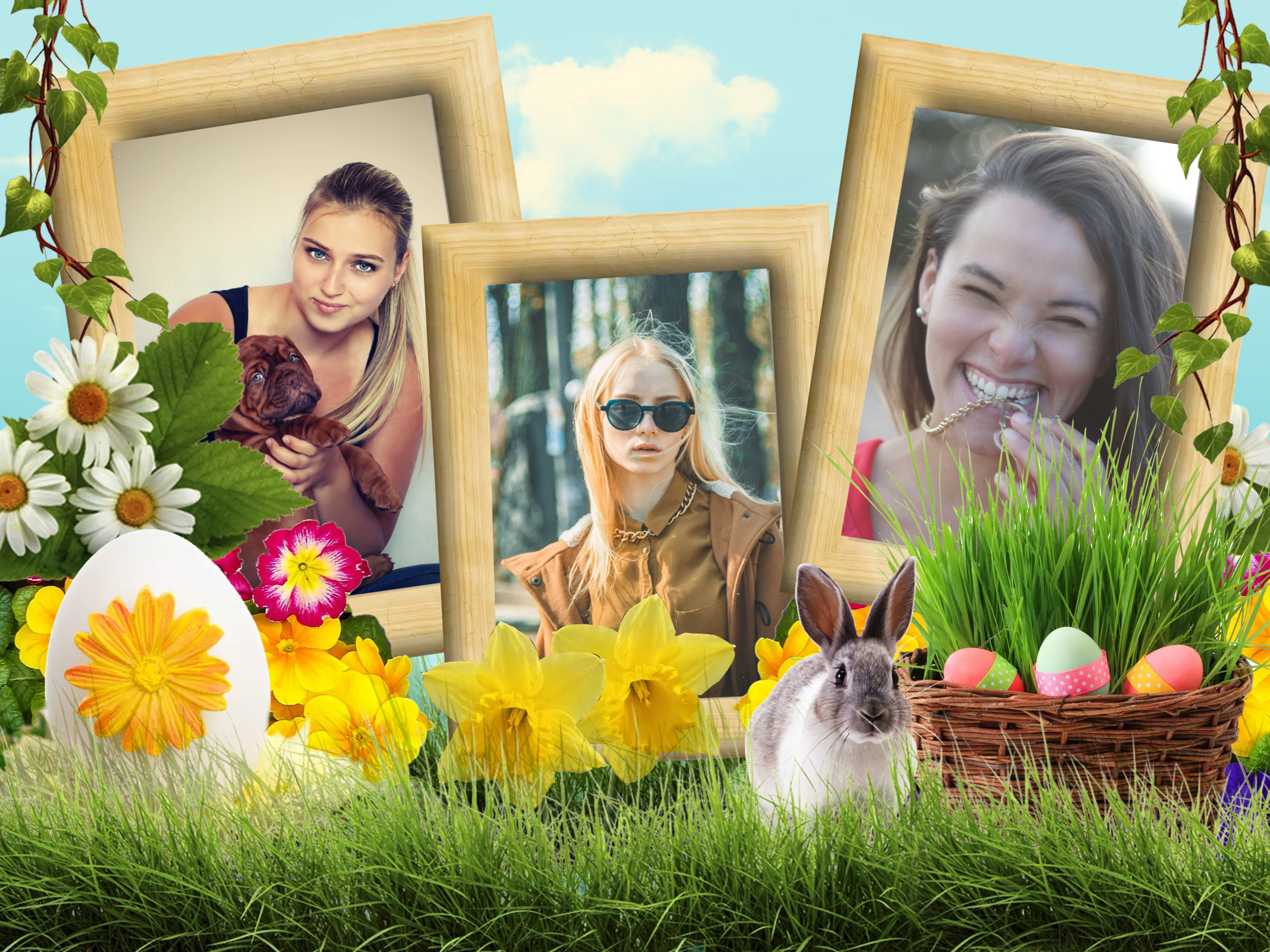 Happy Easter Collage - Holidays | Photovisi